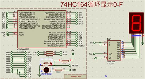 Arduino Uno 利用74hc164循环显示（0 F）级联74hc164移位寄存器做led数码管0 99倒计时 Csdn博客
