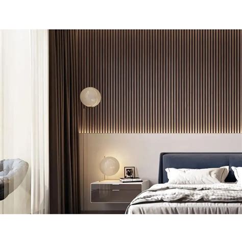 Wall And Ceiling Akupanel Wood Slat Veneer Acoustic Panel Pet Acoustic