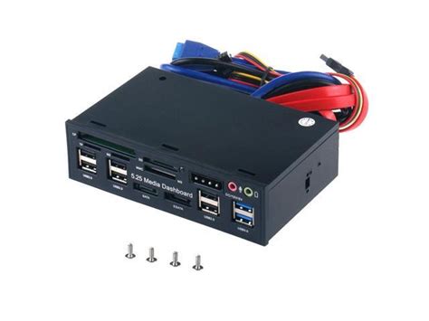 Multi Function Usb 30 Hub Esata Sata Port Internal Card Reader Pc