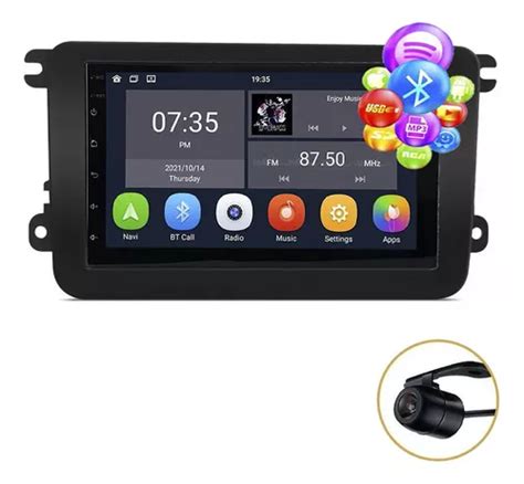 Central Multimídia Android 12 Tela 7 Gps Moldura Fox Parcelamento Sem Juros
