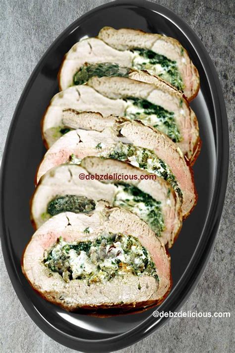 Easy Spinach Cream Cheese Stuffed Pork Tenderloin Recipe In Oven Artofit