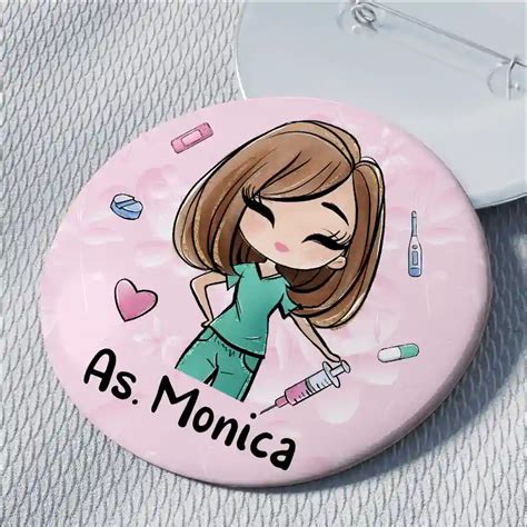 Insigna Personalizata Pentru Asistente Medicale Cadou Special
