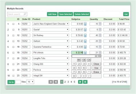 Form Multiple Records