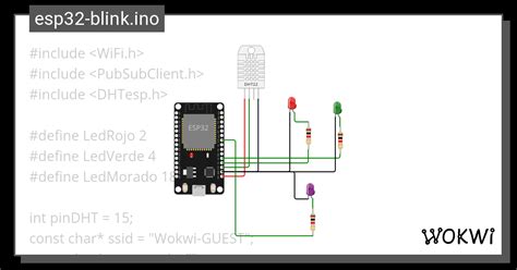 Esp32 Led Y Sensor Leccion Wokwi Esp32 Stm32 Arduino Simulator