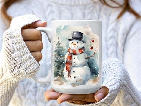 Snowman Mug Christmas Mug Snowman Coffee Mug Christmas Coffee Mug Snowman Gifts Christmas