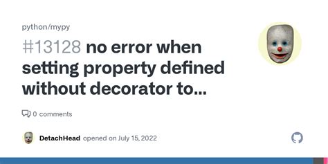 No Error When Setting Property Defined Without Decorator To Incorrect
