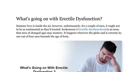 Whats Going On With Erectile Dysfunction 0210docx Docdroid