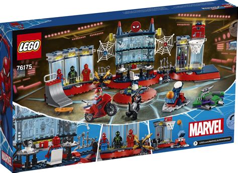 LEGO Marvel Spider-Man Attack on the Spider Lair 76175 Cool Building ...
