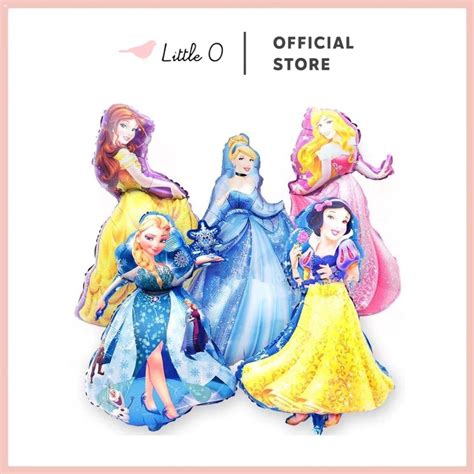 Jual Balon Foil Princess Ariel Belle Snow White Cinderella