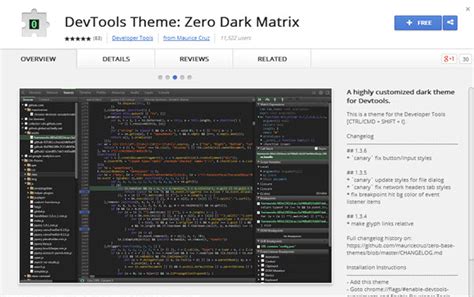 Styling Chrome Dev Tools