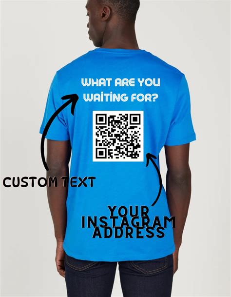 Special Qr Code T Shirt Qr Code Shirt Custom Qr Tee Unique Qr Code Shirtcustom Text And Qr