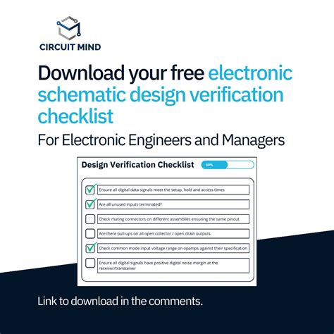 Hasofu On Linkedin Schematic Checklist For Electronics Design Engineers