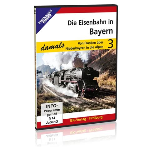 Ek Verlag 8653 Dvd Eisenbahn In Bayern Teil3 Damals Von Franken über