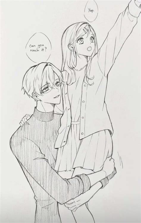 Kazami And Leoshi Cute Couple Drawings Anime Drawing Books Anime