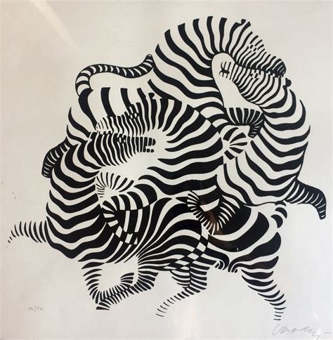 Victor Vasarely Zebra