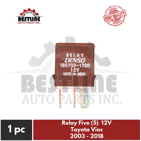 Cooling Fan Relay Pin Relay For Toyota Vios All Models Robin Batman Superman Brown Brand New