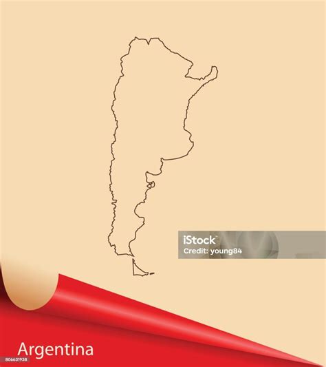 Vetores De Mapa Da Argentina E Mais Imagens De América Do Sul América