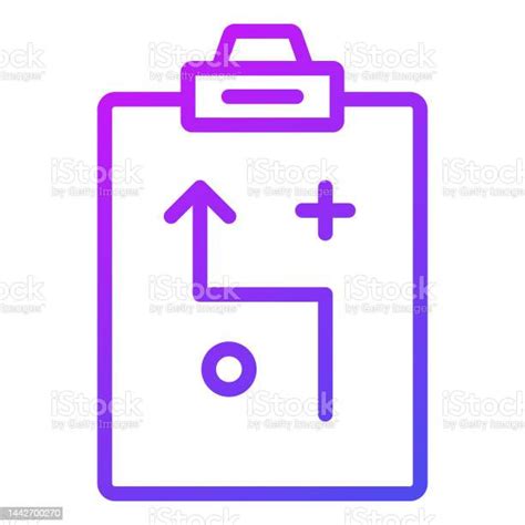 계획 아이콘입니다 사용자 인터페이스 벡터 일러스트레이션 라인 아트 스타일의 간단한 벡터 기호 및 트렌디 한 기호로 디자인 및 웹 사이트 또는 모바일 앱 경쟁에 대한 스톡