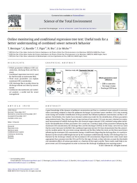Pdf Online Monitoring And Conditional Regression Tree Test Useful Tools For A Better