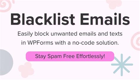 How Blacklist Emails And Text In Wpforms Without Coding