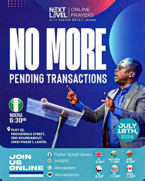 Harvesters Next Level Prayers July Online Fasting And Prayer Pst