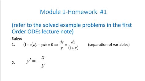 Solved Module 1 Homework 1refer To ﻿the Solved Example