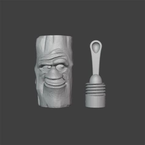 👴 Mini Snuff Old Wood Snuff Jar Rustic And Original Design Snuff