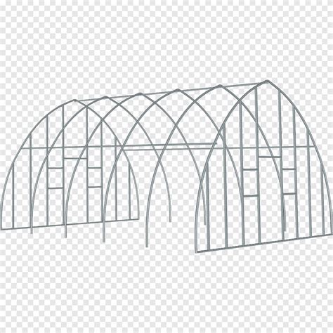 헛간 온실 건물 Polytunnel 문 캐노피 유리 각도 Png Pngegg