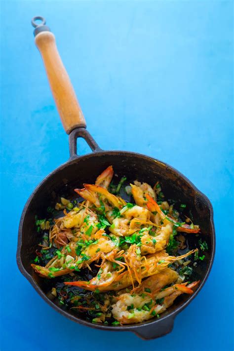 Coriander Garlic Butter Prawns Cooking With Lei