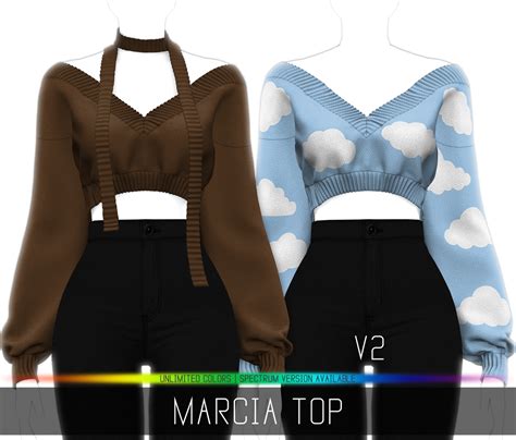 Simpliciaty Cc Marcia Top 🎄 Oversized Cropped