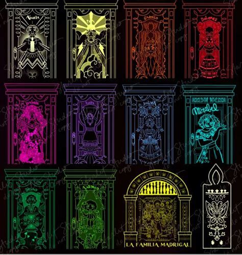 Encanto Doors Encanto Symbols Encanto Themed Door Decor Encanto