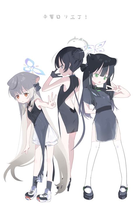 Kisaki Shun Shun And Kokona Blue Archive Drawn By Nemuri Oekaki