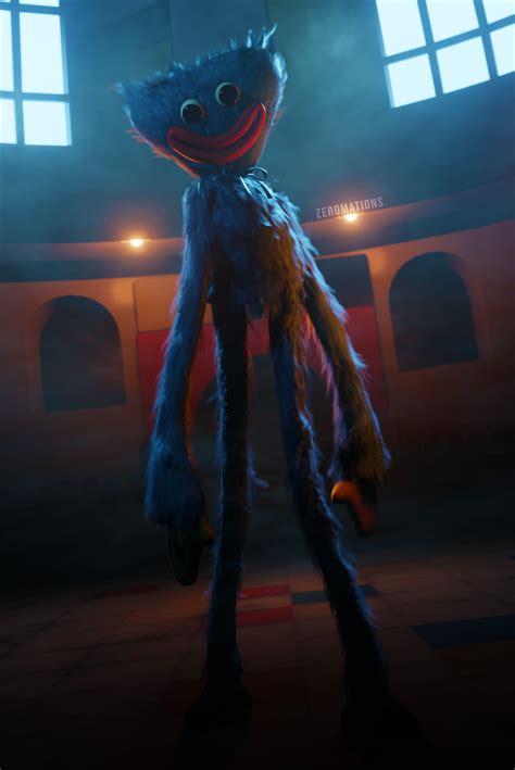 [blender] Huggy Wuggy By Zerozensfm On Deviantart