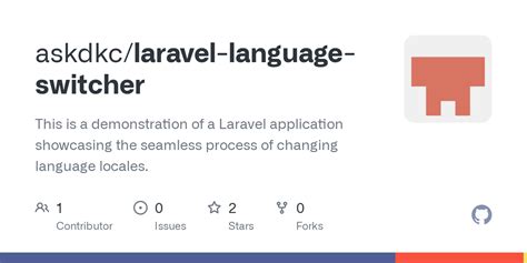 github askdkc laravel language switcher this is a demonstration of a