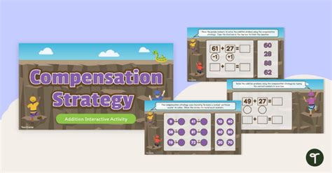 Compensation Strategy Addition Interactive Activity Teach Starter