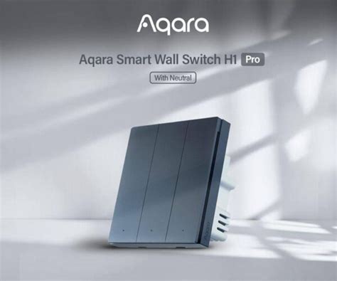 Aqara H Smart Knob Switch Xiaomi Neutral Wire Wall Switch Apple HomeKit APP Control WiFi Zigbee