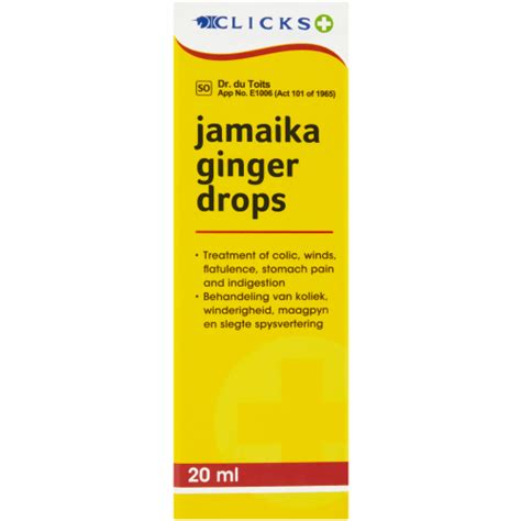 Clicks Jamaika Ginger Drops 20ml Clicks
