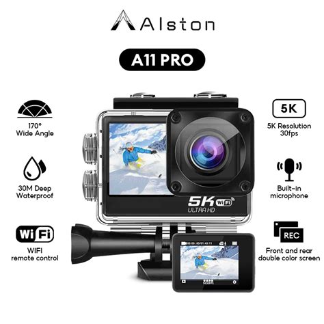 E Cam A11 Pro Camera Sports Action 5k Hd Underwater Video Wireless Wifi