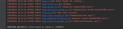 Bug Got Signal 6 Sigabrt When Pika Exit · Issue 1554