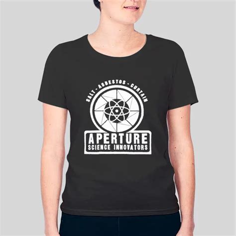 Portal Aperture Science Laboratories Aperture Shirt Hotter Tees