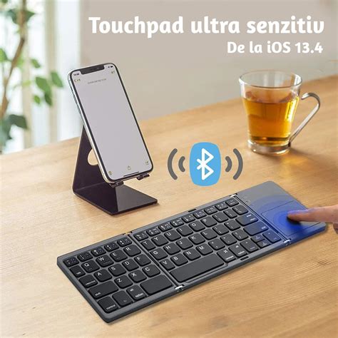 Tastatura Pliabila Ultra Subtire Wireless Si Compatibila Cu Android