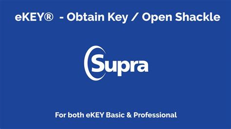 Watch This Quick Tutorial To See How To Easily Obtain The Key And Open The Supra Keybox Shackle