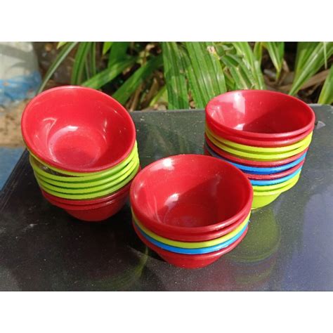 Jual Mangkuk Mangkok Cuko Plastik 12pcs Shopee Indonesia