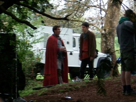 Filming S4 Lancelot Merlin Agravaine Merlin On Bbc Photo 21179248 Fanpop