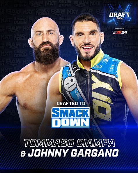 Diy Tommaso Ciampa And Johnny Gargano 2024 Wwe Draft On Night Two