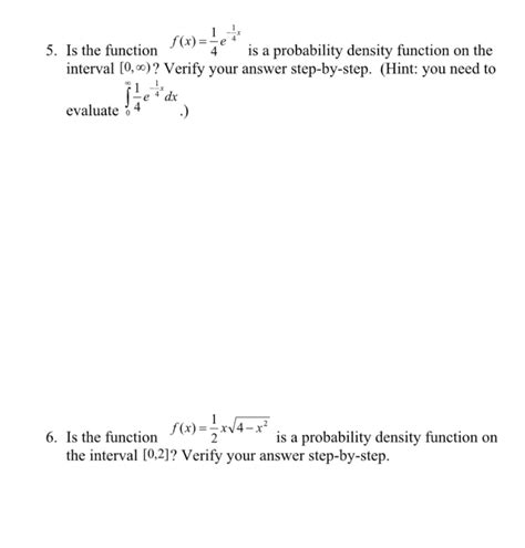 Solved Is The Function Is A Probability Density Chegg