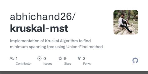 Github Abhichand Kruskal Mst Implementation Of Kruskal Algorithm To Find Minimum Spanning