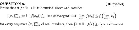 Solved Question 610 ﻿marksprove That If Fr→r ﻿is Bounded