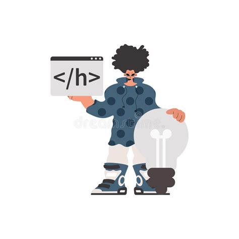 The Individual Is Holding A Browser Window With A Programming Picture