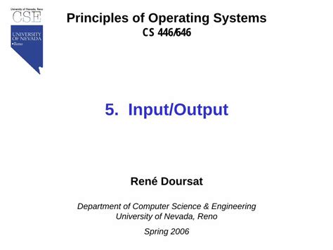 pdf 5 input output freedoursat free fr docs cs446 s06 cs446 s06 5 io1 4 pdf · 4 11 2006 cs
